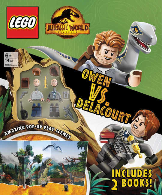 LEGO® Jurassic World™ Owen VS. Delacourt (Hardcover) | Indigo