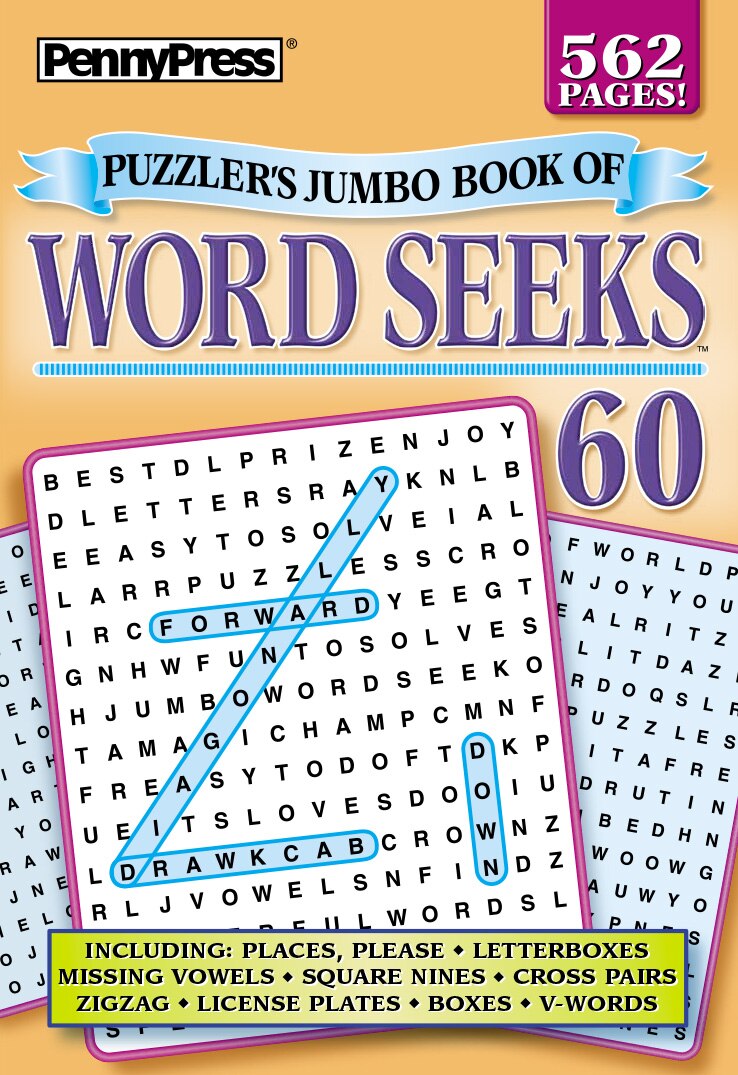 PUZZLERS JUMBO BK OF WORD SEEKS 60 by Dell, (Paperback) | Indigo