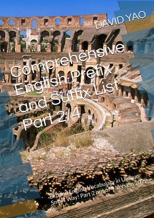 Comprehensive English Prefix and Suffix List Part 2/4 探源英语前缀和后缀 ...