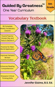 Vocabulary Textbook 5th Grade. One Year Curriculum: Guided By Greatness ...