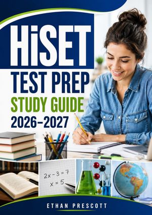 HiSET Test Prep Study Guide 2026–2027: Complete High School Equivalency ...